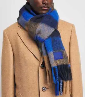 Paul Smith Alpaca-blend Check Scarf