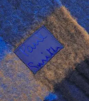 Paul Smith Alpaca-blend Check Scarf