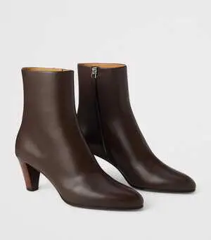 Ralph Lauren Calfskin Bernice Ankle Boots 55