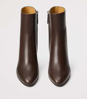 Ralph Lauren Calfskin Bernice Ankle Boots 55