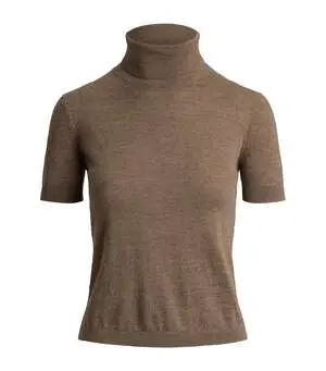Ralph Lauren Cashmere High-neck Sweater - Beige