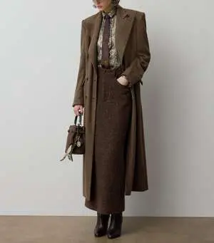 Ralph Lauren Tweed Overcoat