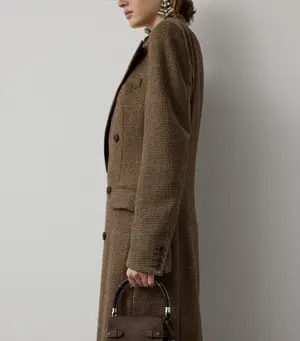 Ralph Lauren Tweed Overcoat