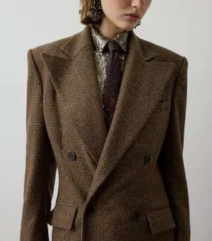 Ralph Lauren Tweed Overcoat