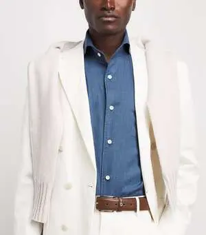 100HANDS Cotton Herringbone Shirt