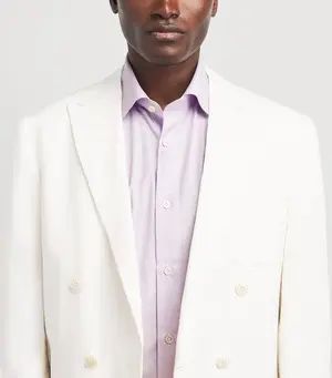 100HANDS Cotton Fine Stripe Shirt