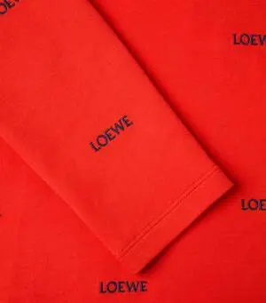 Loewe All-over Logo Top - Red
