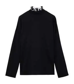 Loewe Rollneck Logo Sweater