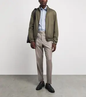 100HANDS Herringbone Shirt - Blue