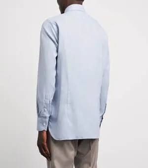100HANDS Herringbone Shirt - Blue
