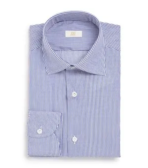 100HANDS Cotton Bengal Stripe Shirt - Navy