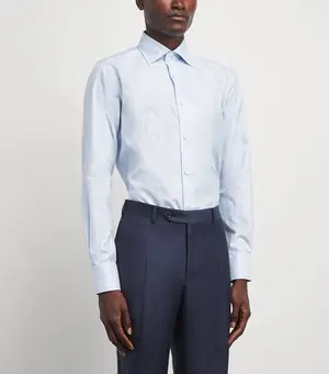 100HANDS Cotton Twisted Stripe Shirt