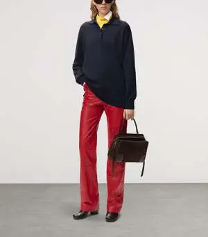 Loewe Cashmere-silk Polo Sweater