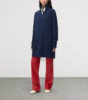 Loewe Layered Shirt-sweater Mini Dress