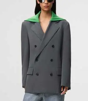 Loewe Wool Layered-sweater Effect Blazer