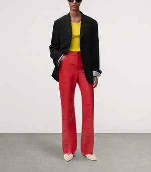 Loewe Wool-blend Layered-cuff Blazer
