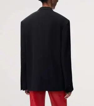 Loewe Wool-blend Layered-cuff Blazer