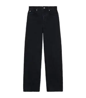 Loewe Embroidered Anagram Straight Jeans