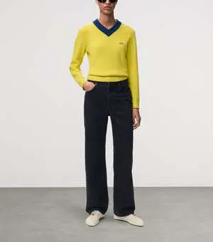 Loewe Embroidered Anagram Straight Jeans