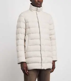 Herno Silk-cashmere Down Jacket