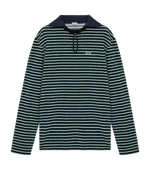 Loewe Stripe Toggle Polo Shirt