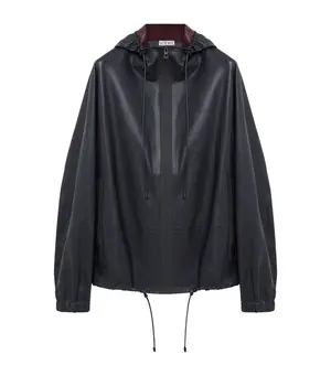 Loewe Lambskin Hooded Jacket