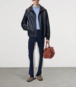 Loewe Lambskin Hooded Jacket