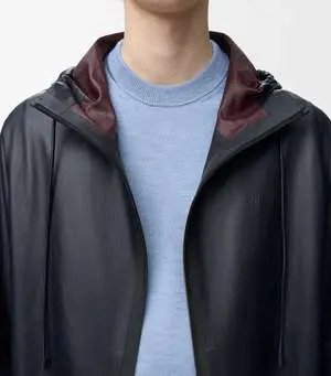 Loewe Lambskin Hooded Jacket