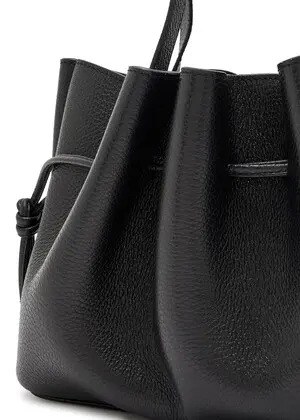 Yuzefi Scallop Suede Shoulder Bag