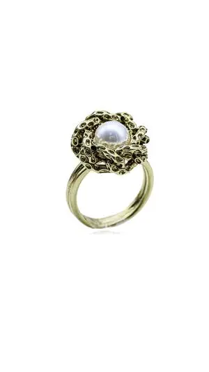 BAYEMEYC Ophidia Statet Ring - Gold