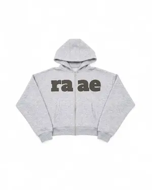 RAAE UK Marl Zip Up Hoodie