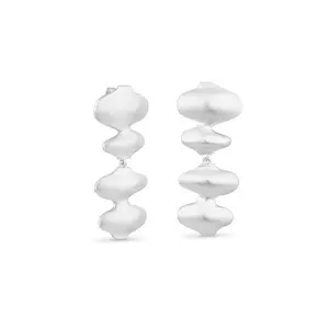 Joidart Plated Earrings Sinuara - Silver