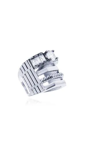 BAYEMEYC Tron Ring - Silver