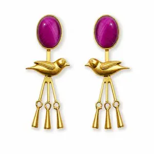 ESTTESE Liberté Stone Earrings - Gold