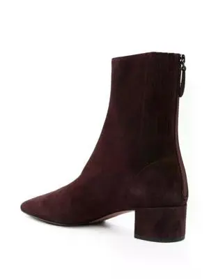AQUAZZURA Saint Honoré Suede Ankle Boots
