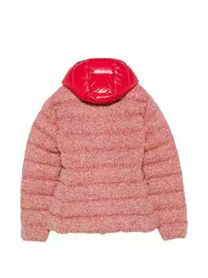 Moncler Quilted Hooded Jacket - Red