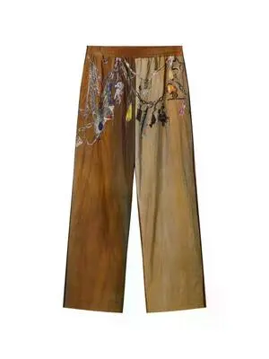 DOUBLET Embroidered Distressed Trousers