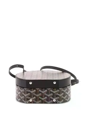 Goyard Alto Hatbox Bag Coated Canvas Satchel