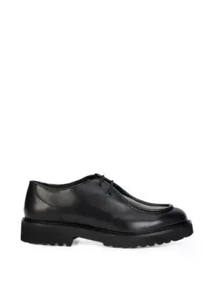 DOUCAL'S Lace-up Leather Shoes - Black