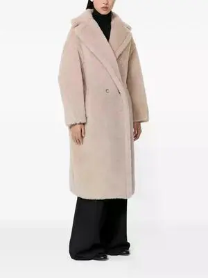 Max Mara Tedgirl Double-breasted Coat - Neutrals