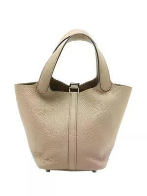 Hermès 2015-2026 Clemence Picotin Lock 18 Handbag - Neutrals