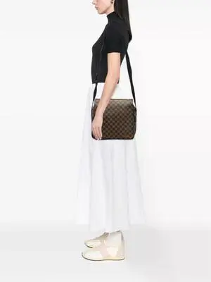 LOUIS VUITTON 2002 Damier Ebene Naviglio Crossbody Bag