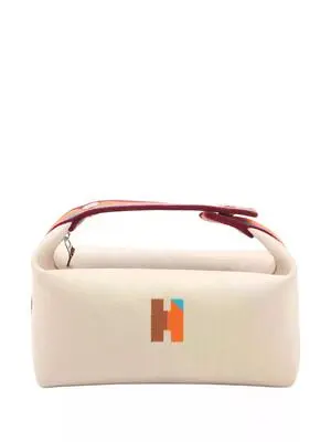 Hermès 2020-2026 Small Toile Bride A Brac H Pavillon Case Vanity Bag - Brown