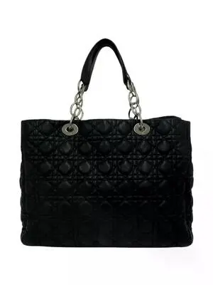 Dior 2000-2015 Cannage Soft Shopper Tote Bag