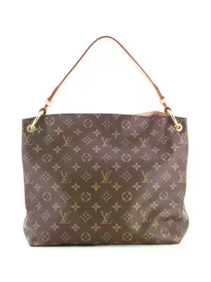 LOUIS VUITTON Graceful Handbag Monogram Canvas Pm Hobo Bag