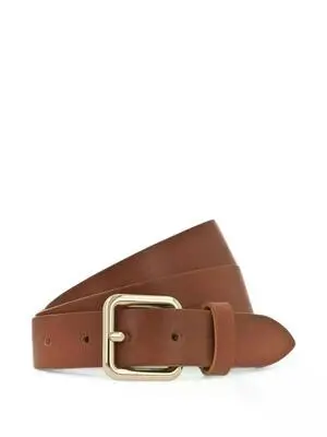 BGM LABEL Leather Buckle Belt