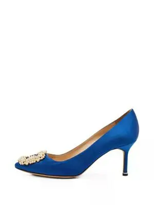 Manolo Blahnik Hangisi Pointed-toe Pumps
