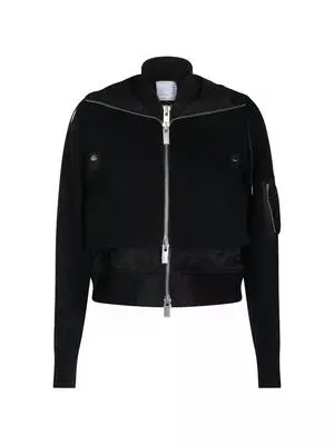 Sacai Layered-panel Hooded Jacket