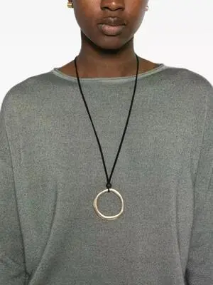 AROVESCIO Boat-neck Long-sleeve Sweater