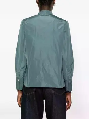 ROSSO 35 Long-sleeve Pussy-bow Shirt